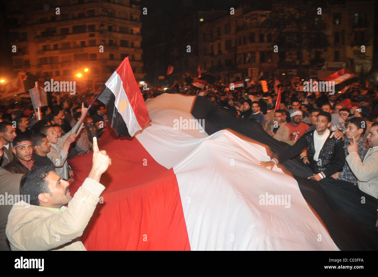 Scenes in and around Tahrir Square as Egyptians celebrate the downfall ...