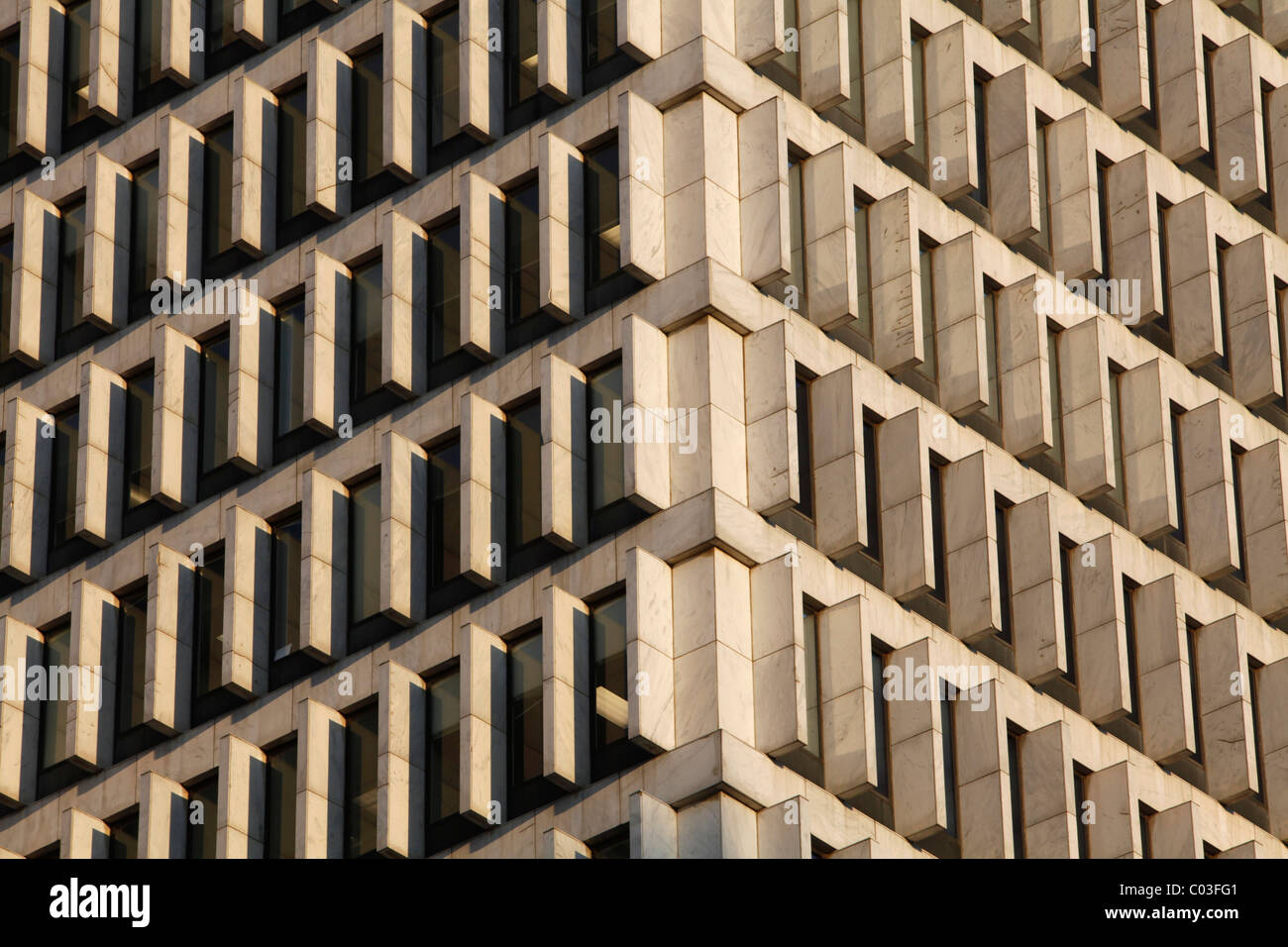 Facade of high-rise building, Atlanta, Georgia, USA, North America ...