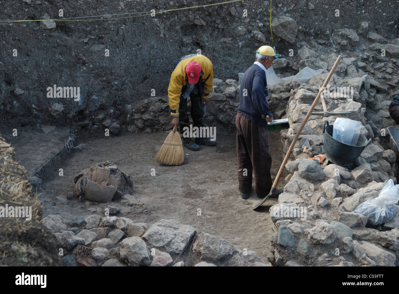 German Archaeological Institute excavations, Bogazköy, Turkey 101003 ...