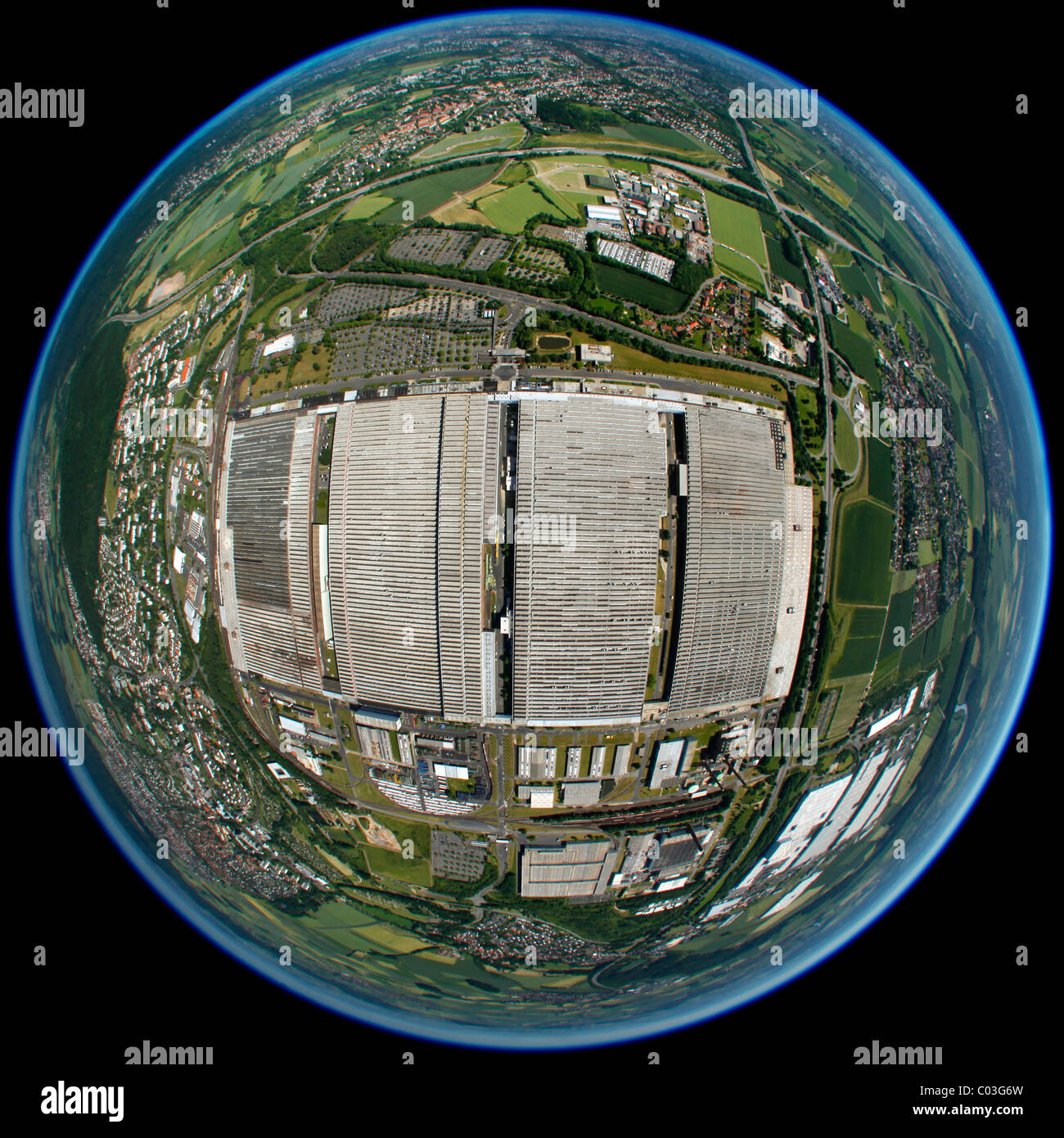 Automotive factory bird's eye hi-res stock photography and images - Alamy