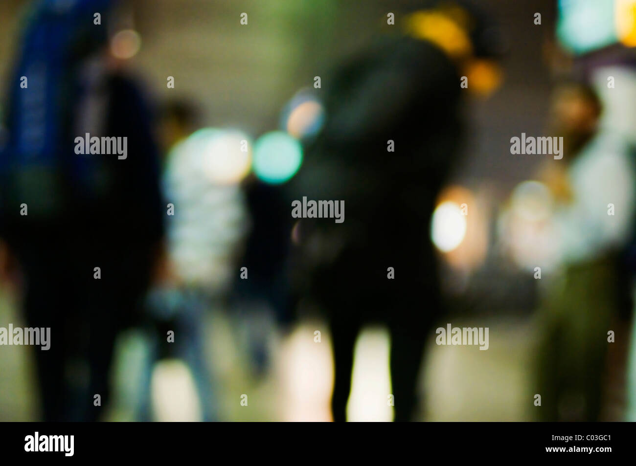 Street scene, blurred Stock Photo - Alamy