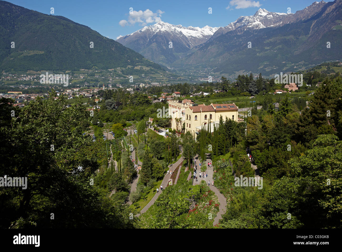 Trauttmannsdorff Castle, Meran, South Tyrol, Italy, Europe Stock Photo ...