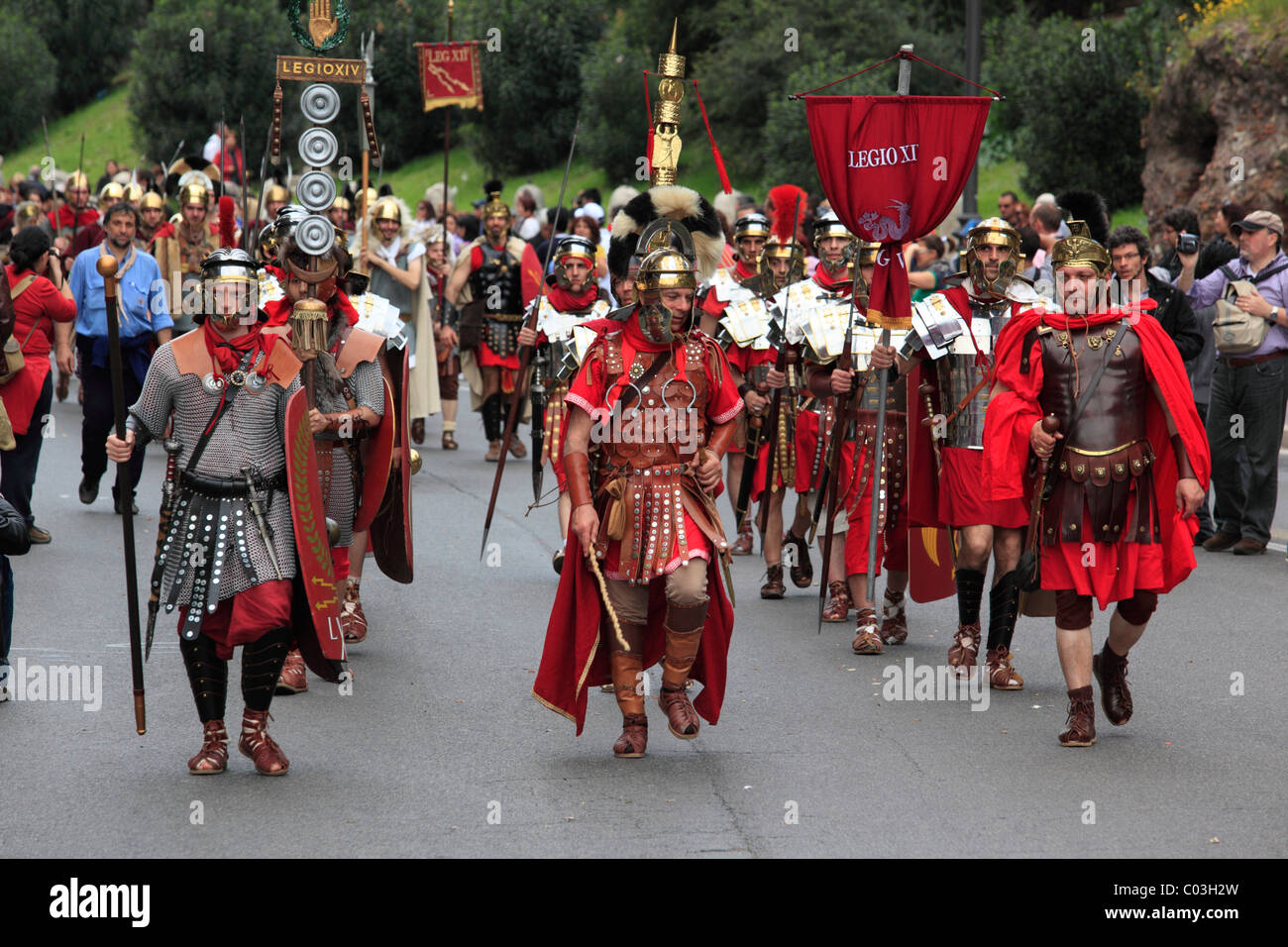 Historical procession, Rome, Italy, Europe Stock Photo - Alamy