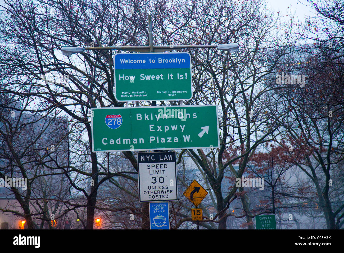 How Sweet It Is sign Brooklyn New York Stock Photo - Alamy