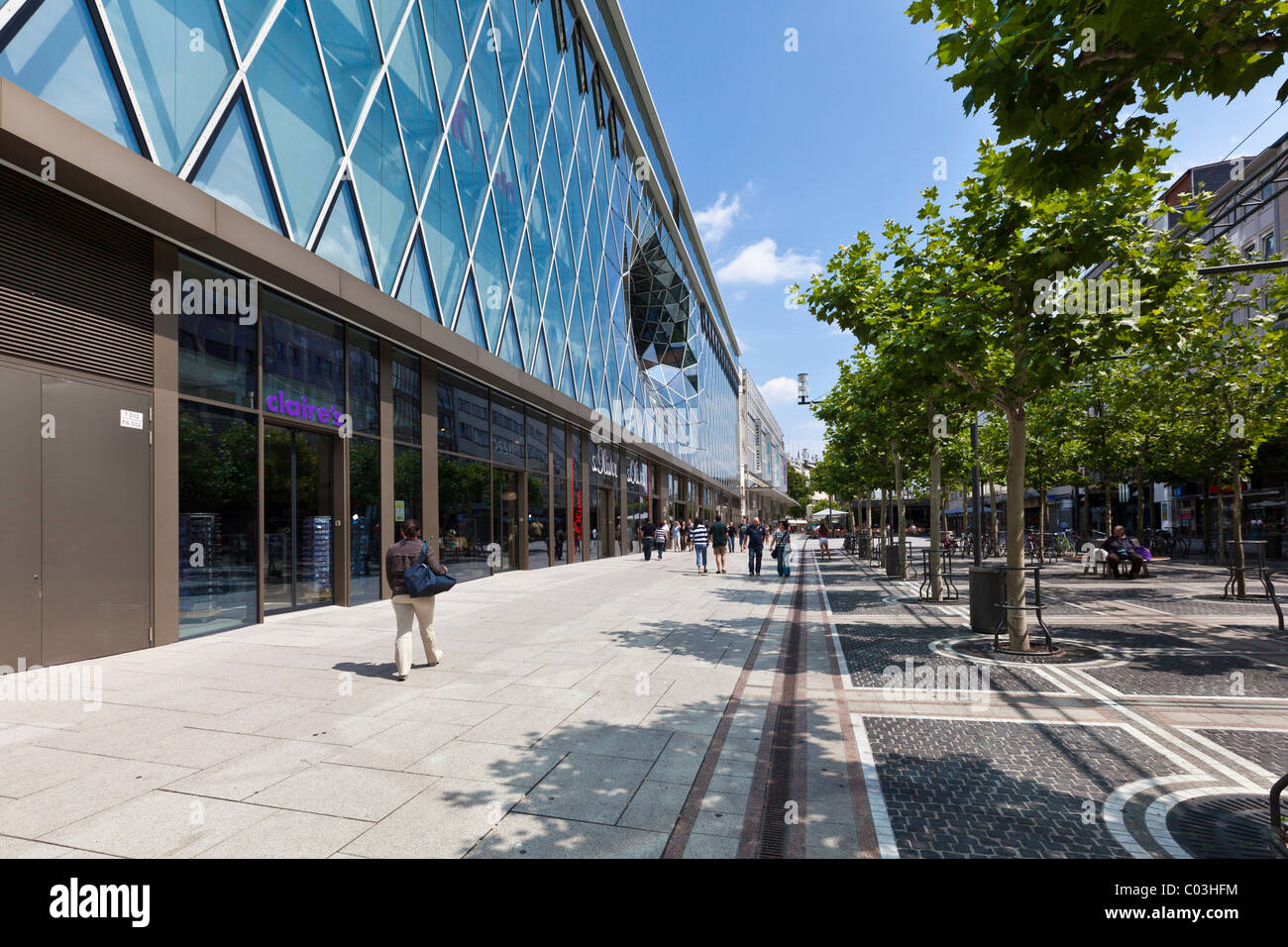 MyZeil shopping mall on the Zeil, Frankfurt, Hesse, Germany, Europe ...