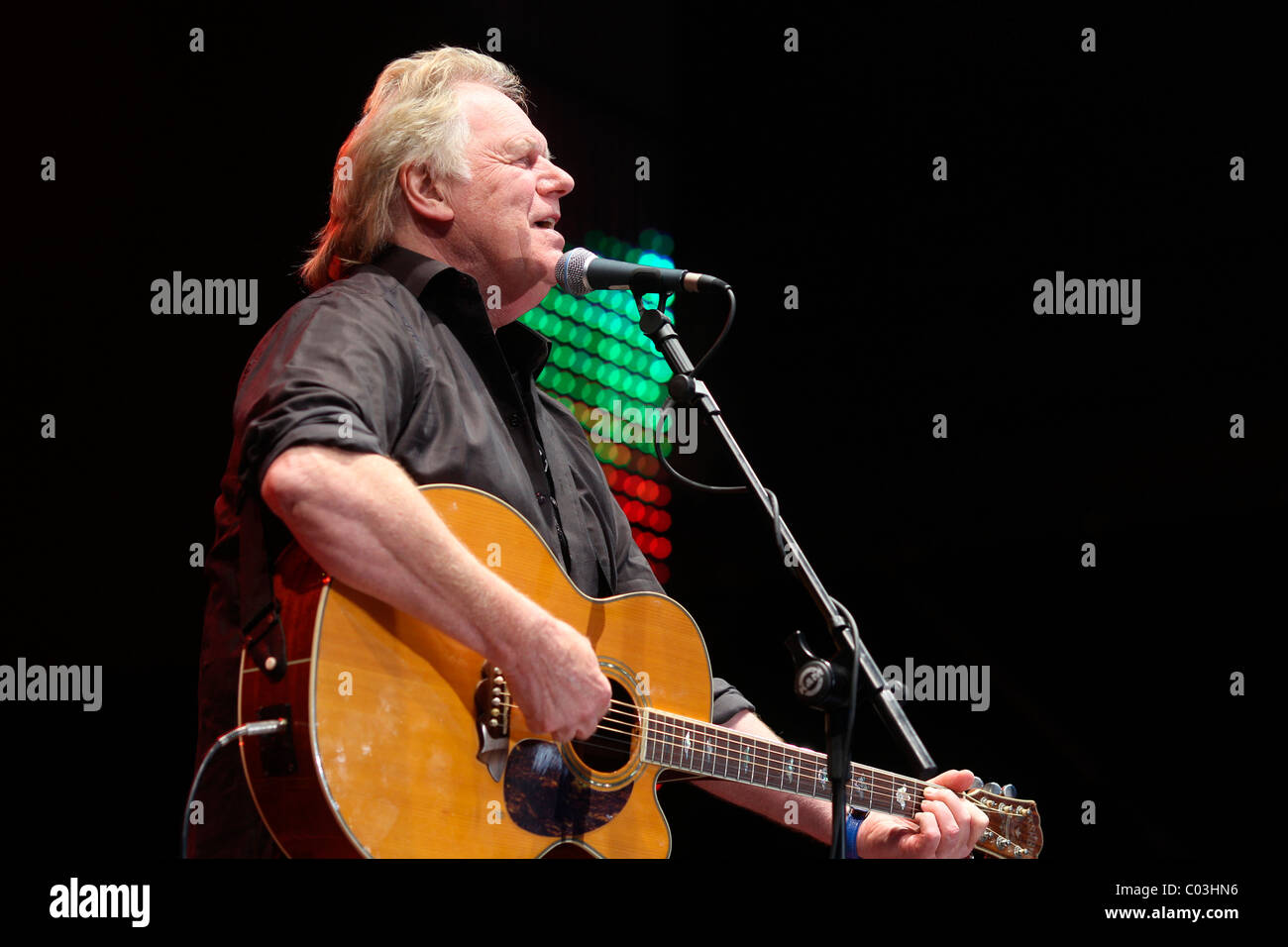 German singer Gunter Gabriel, at the ADAC Truck Grand Prix Nuerburgring ...