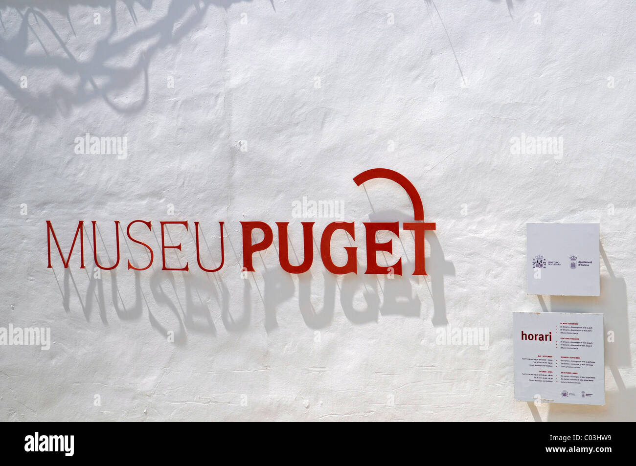 Lettering, Museo Puget, contemporary art museum, Dalt Vila, Unesco ...