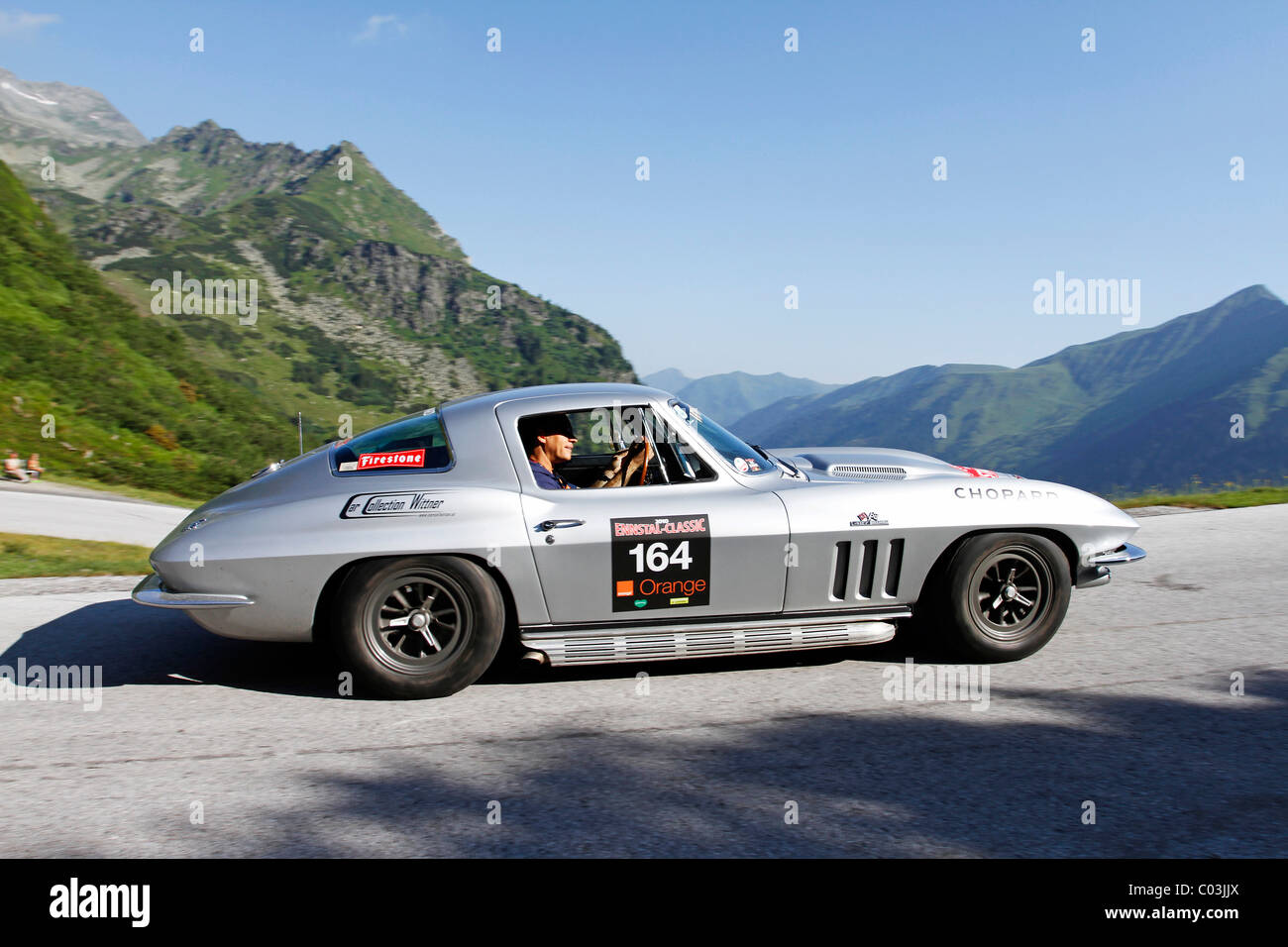 Chevrolet Corvette Stingray, built in 1966, Soelkpass, Ennstal Classic ...