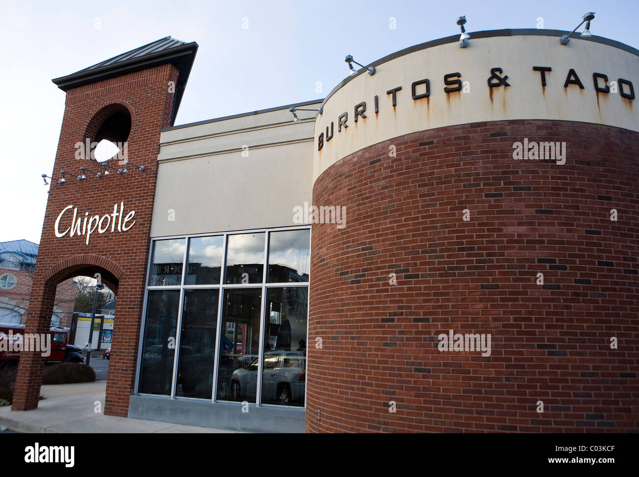 A Chipotle burrito and taco fast food restaurant Stock Photo - Alamy