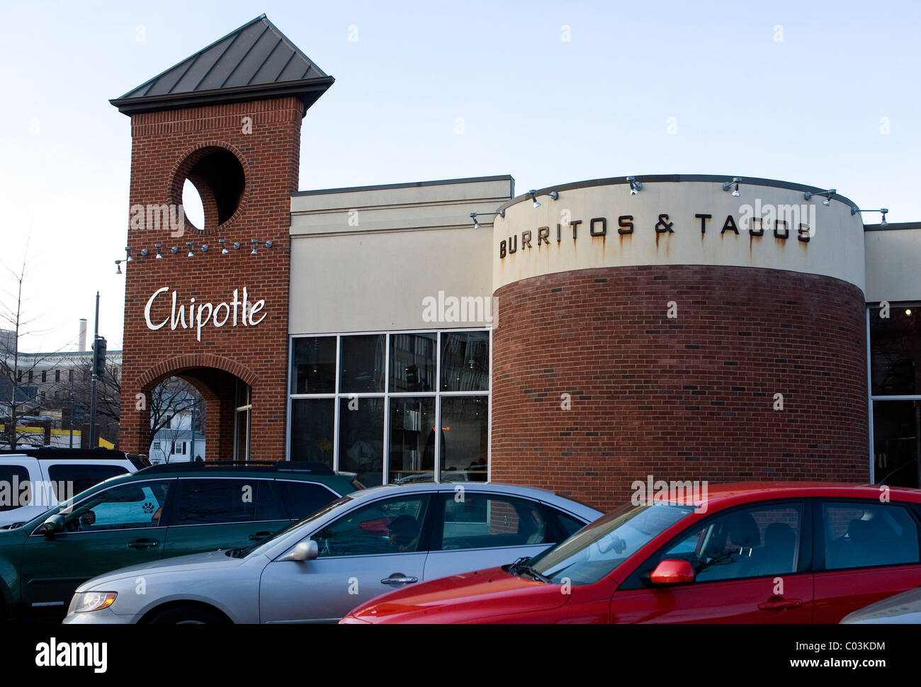 A Chipotle burrito and taco fast food restaurant Stock Photo - Alamy