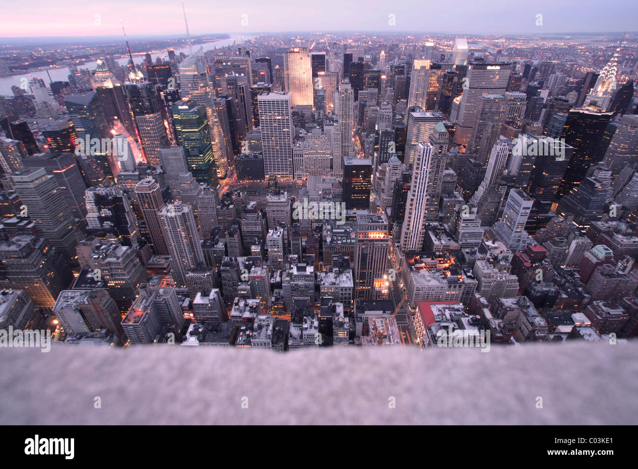 View from Empire State Building, Manhattan, New York City, America ...