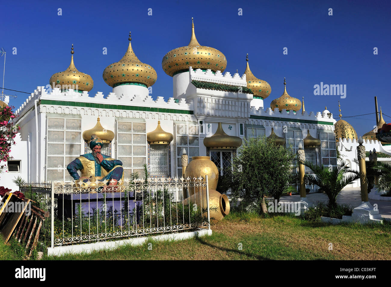 Building with golden domes, Morocco, Africa Stock Photo - Alamy