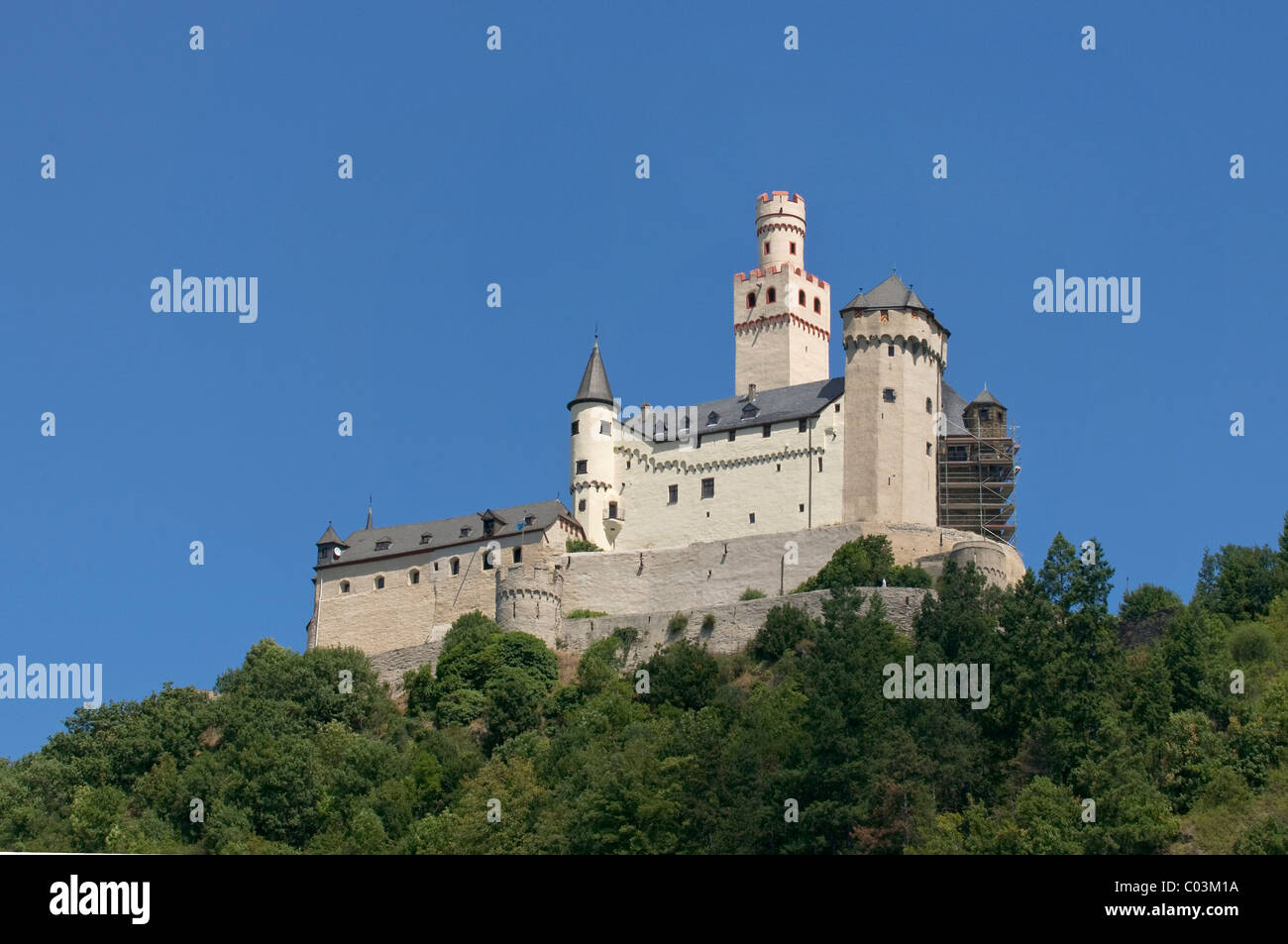 Markburg Castle, Hoehenburg Braubach, Braubach, UNESCO Upper Middle ...