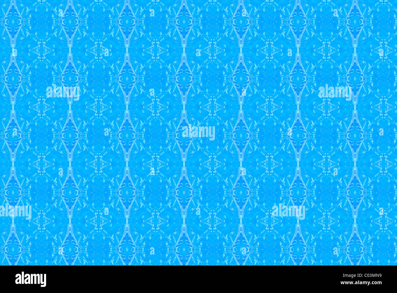 Blue abstract kaleidoscope background Stock Photo - Alamy