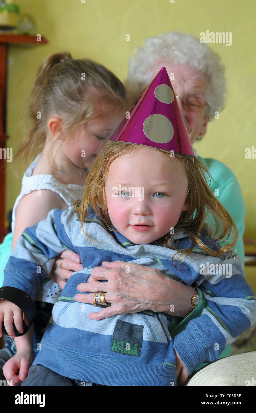 Grandma party hat hi-res stock photography and images - Alamy