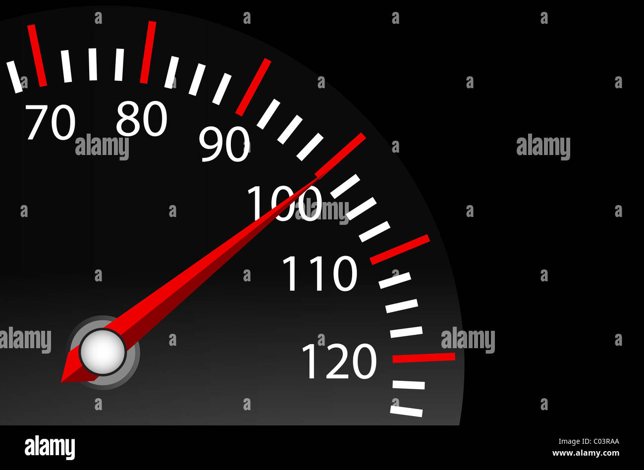 illustration of a tachometer Stock Photo - Alamy