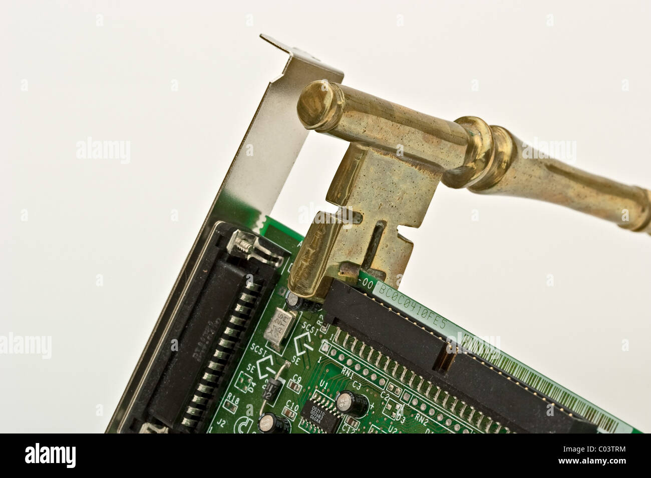 Golden computer hi-res stock photography and images - Alamy