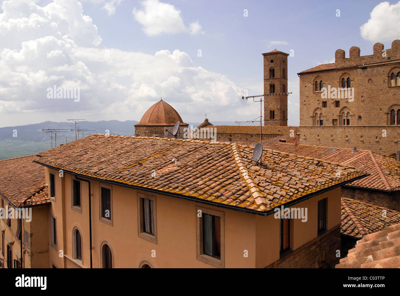 Volterra Church And Bell Tower High Resolution Stock Photography and ...