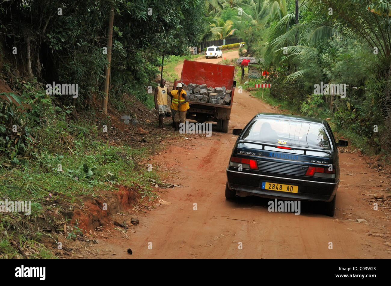 Dirt track in Sainte-Marie island, Madagascar Stock Photo - Alamy