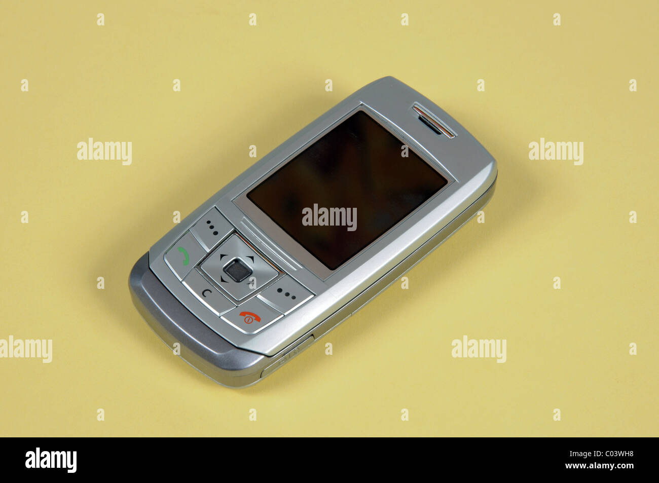 Silver phone hi-res stock photography and images - Alamy