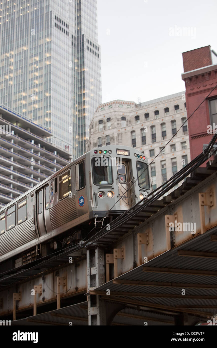 Chicago subway hi-res stock photography and images - Alamy