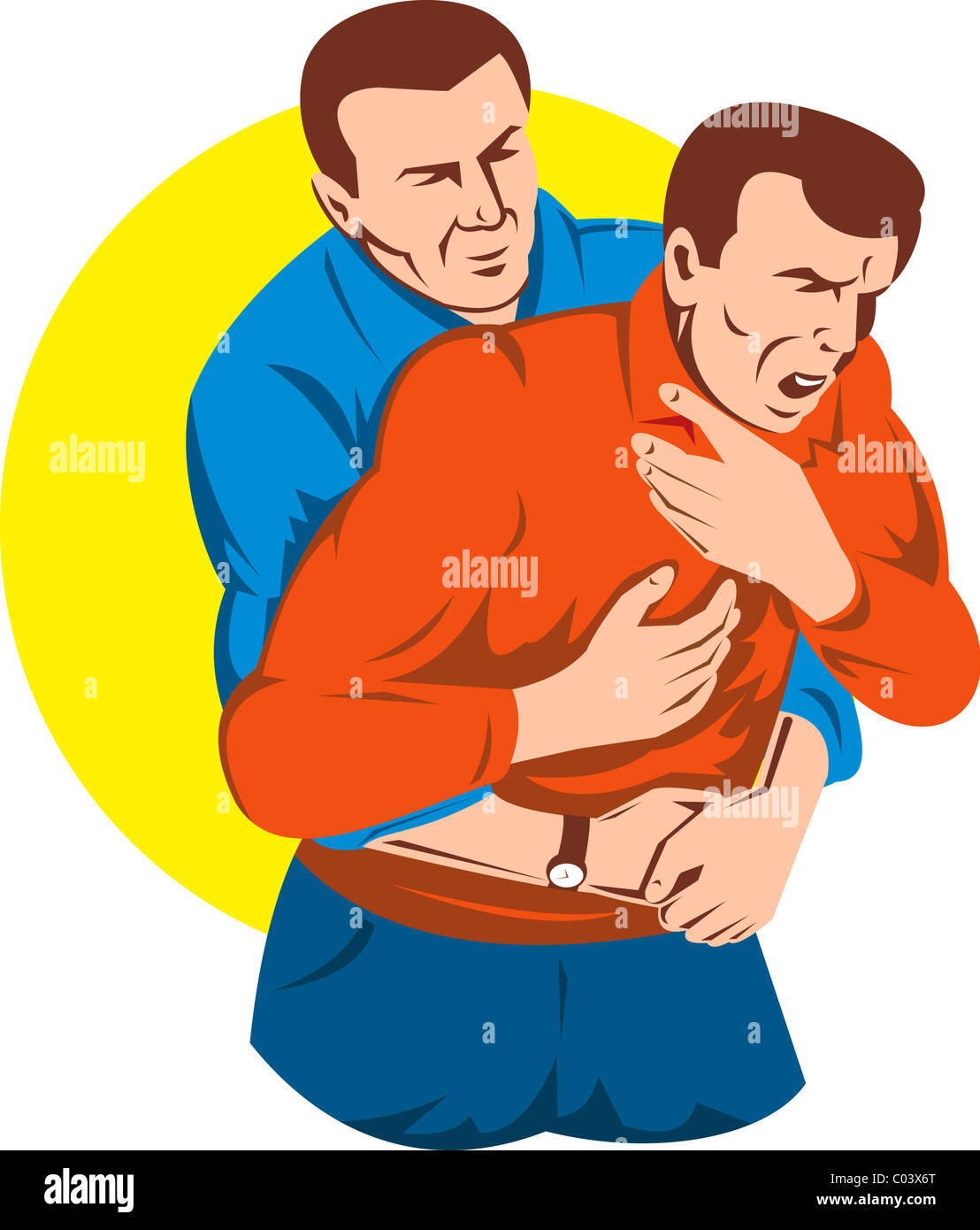 Heimlich maneuver hi-res stock photography and images - Alamy