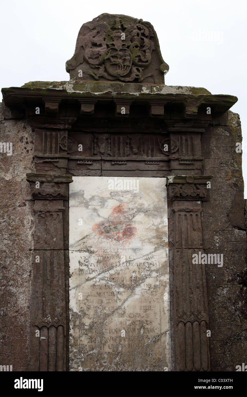 Ruined fisherman village - Usan - Montrose - Scotland - UK Stock Photo ...