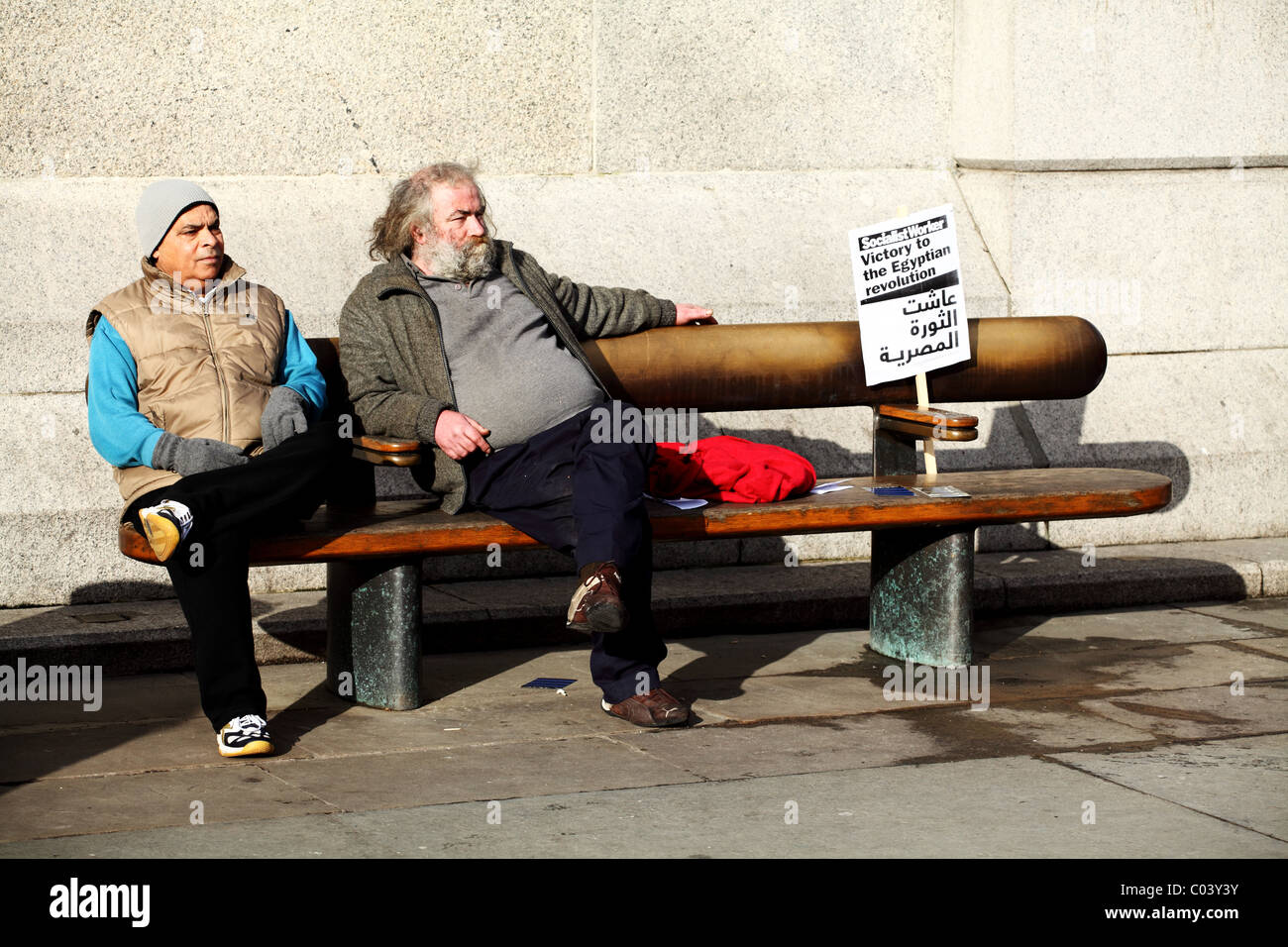 In solidarity, in defiance: global day of action for Egypt. Trafalgar ...