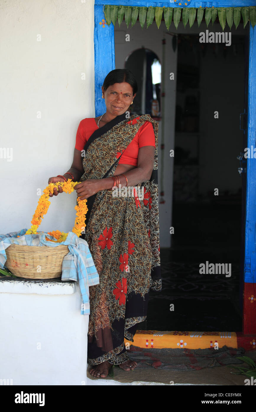 Woman Andhra Pradesh South India Stock Photo - Alamy