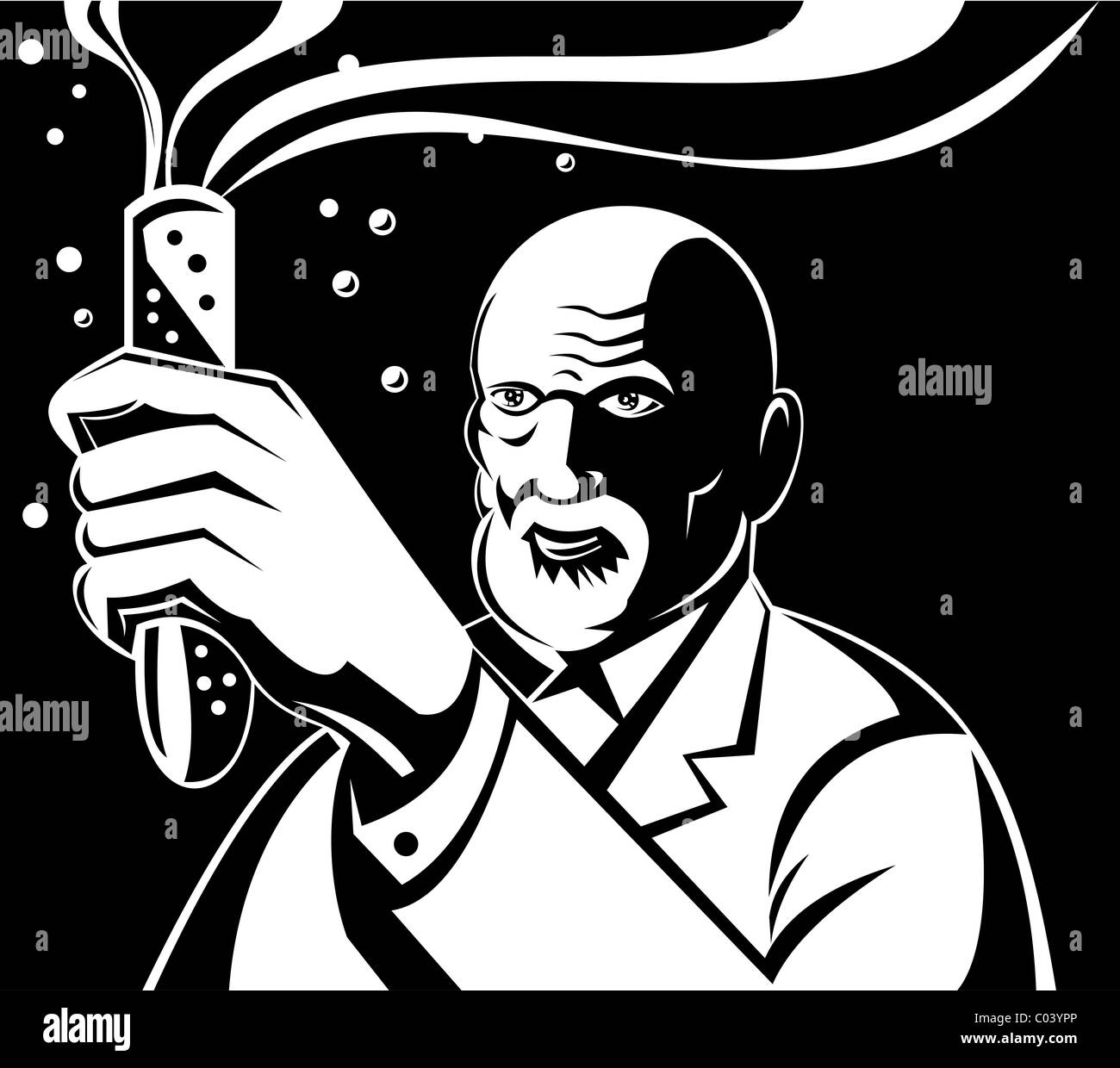Mad Scientist Clipart Black And White