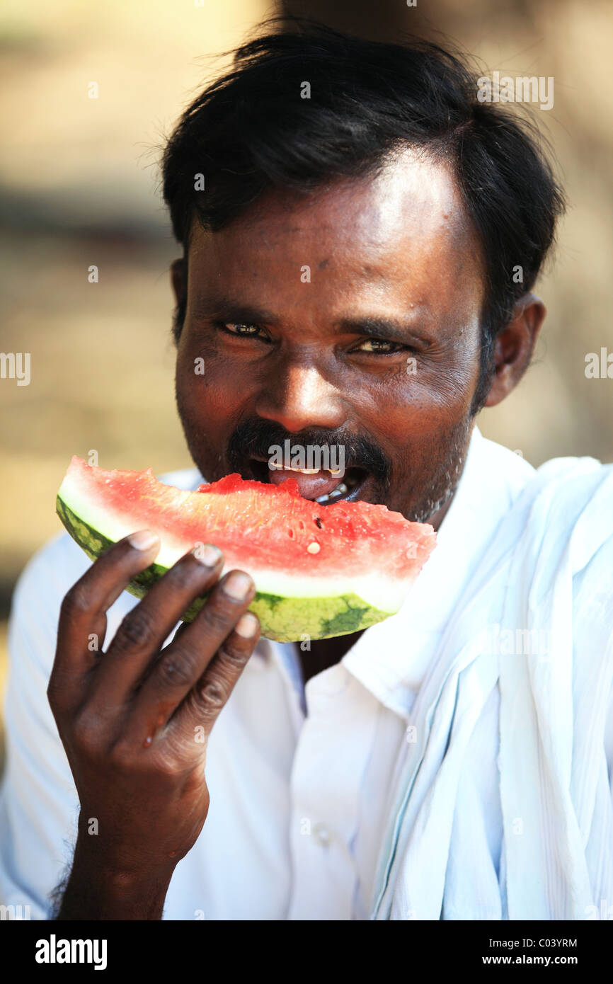 Eating india man food hi-res stock photography and images - Alamy