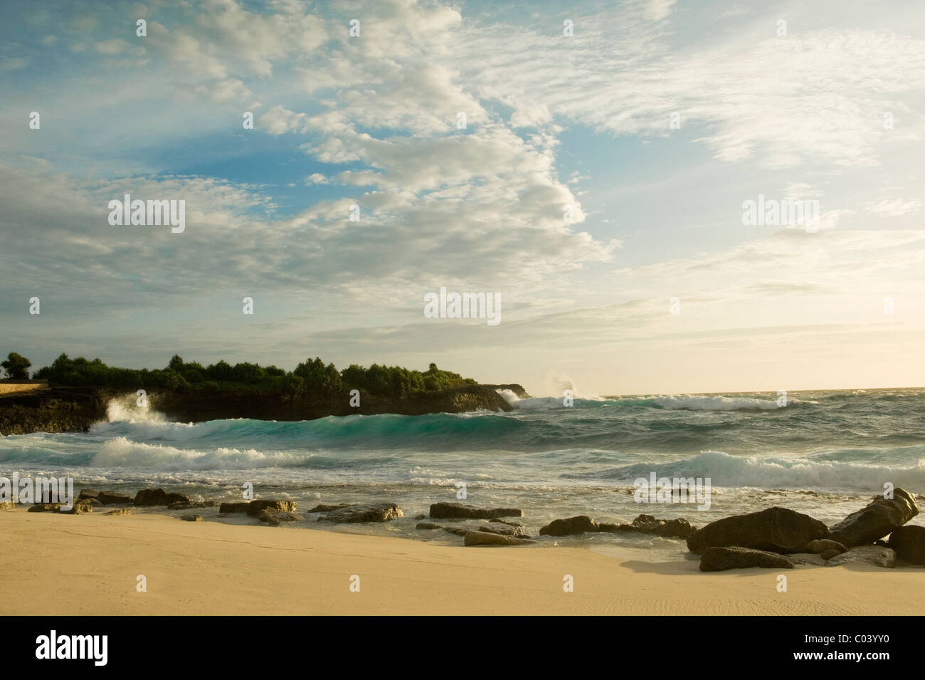 Sandy bay on Nusa Lembongan, Bali, Indonesia is one of the most ...