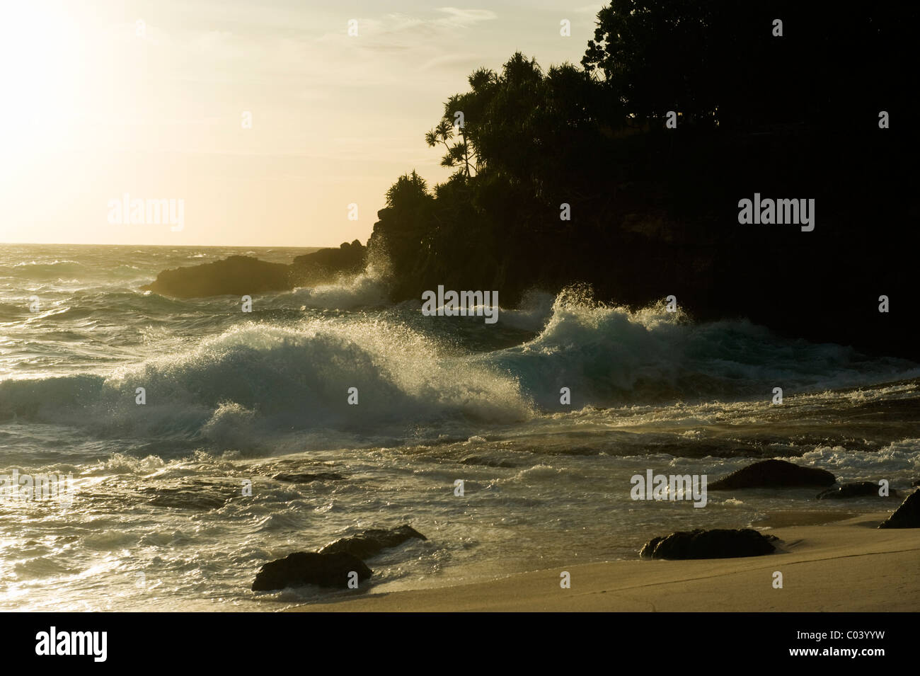 Sandy bay on Nusa Lembongan, Bali, Indonesia is one of the most ...