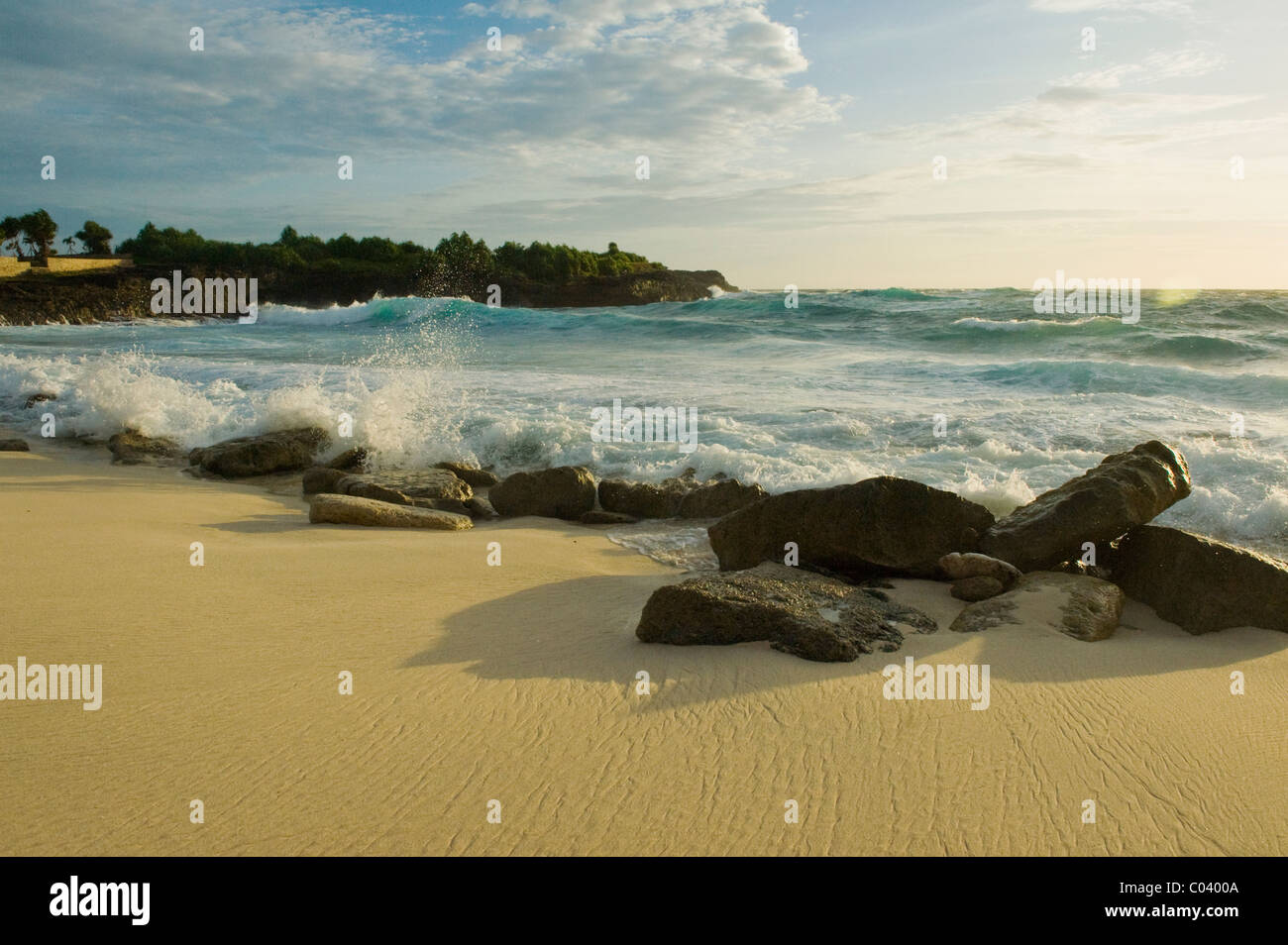 Sandy bay on Nusa Lembongan, Bali, Indonesia is one of the most ...
