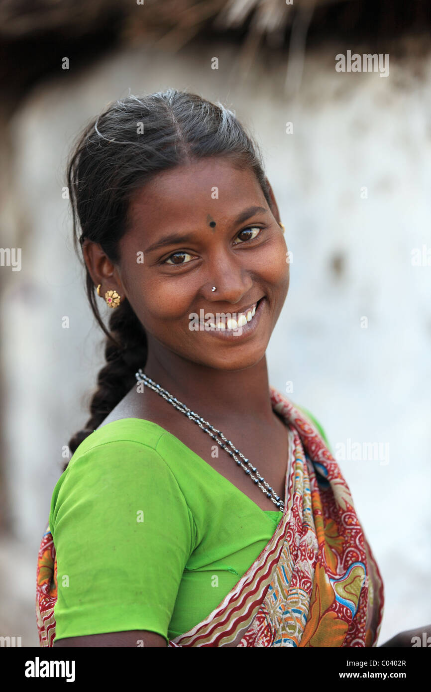 Woman Andhra Pradesh South India Stock Photo - Alamy