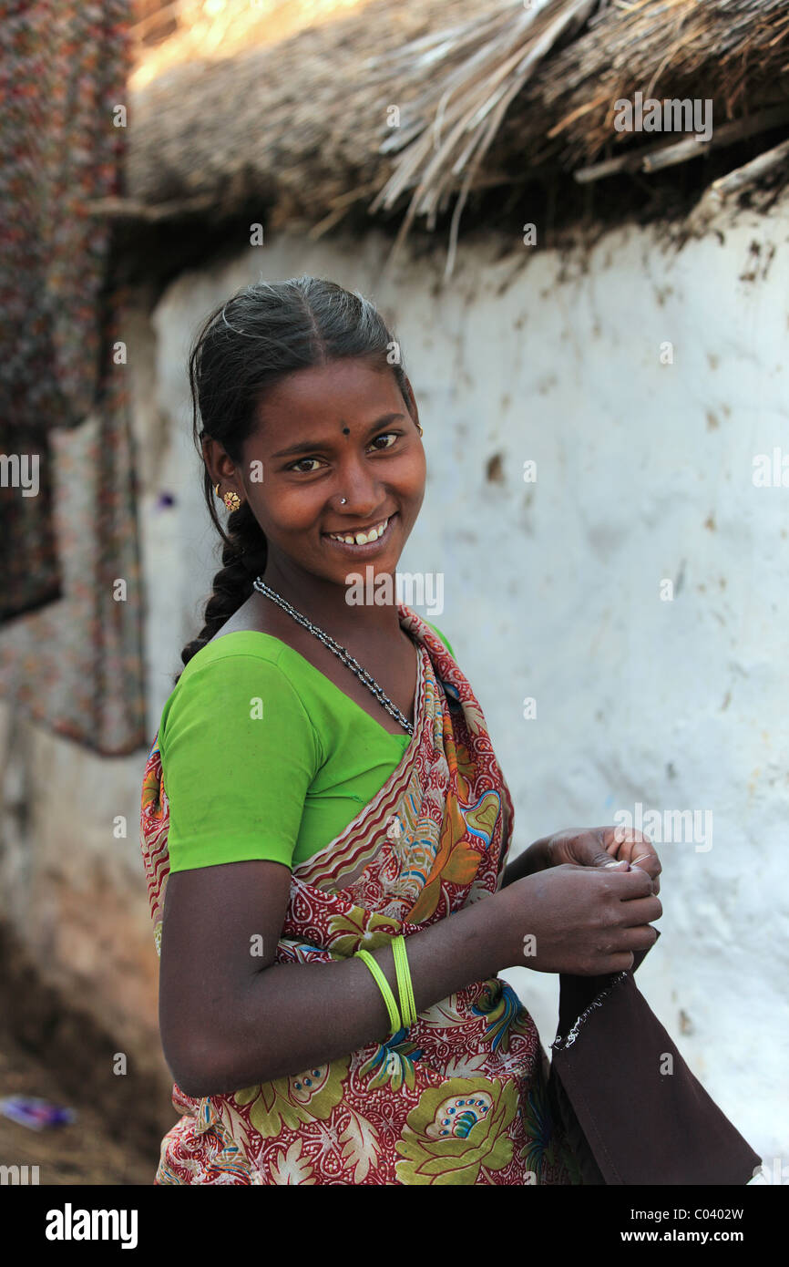 Woman Andhra Pradesh South India Stock Photo - Alamy