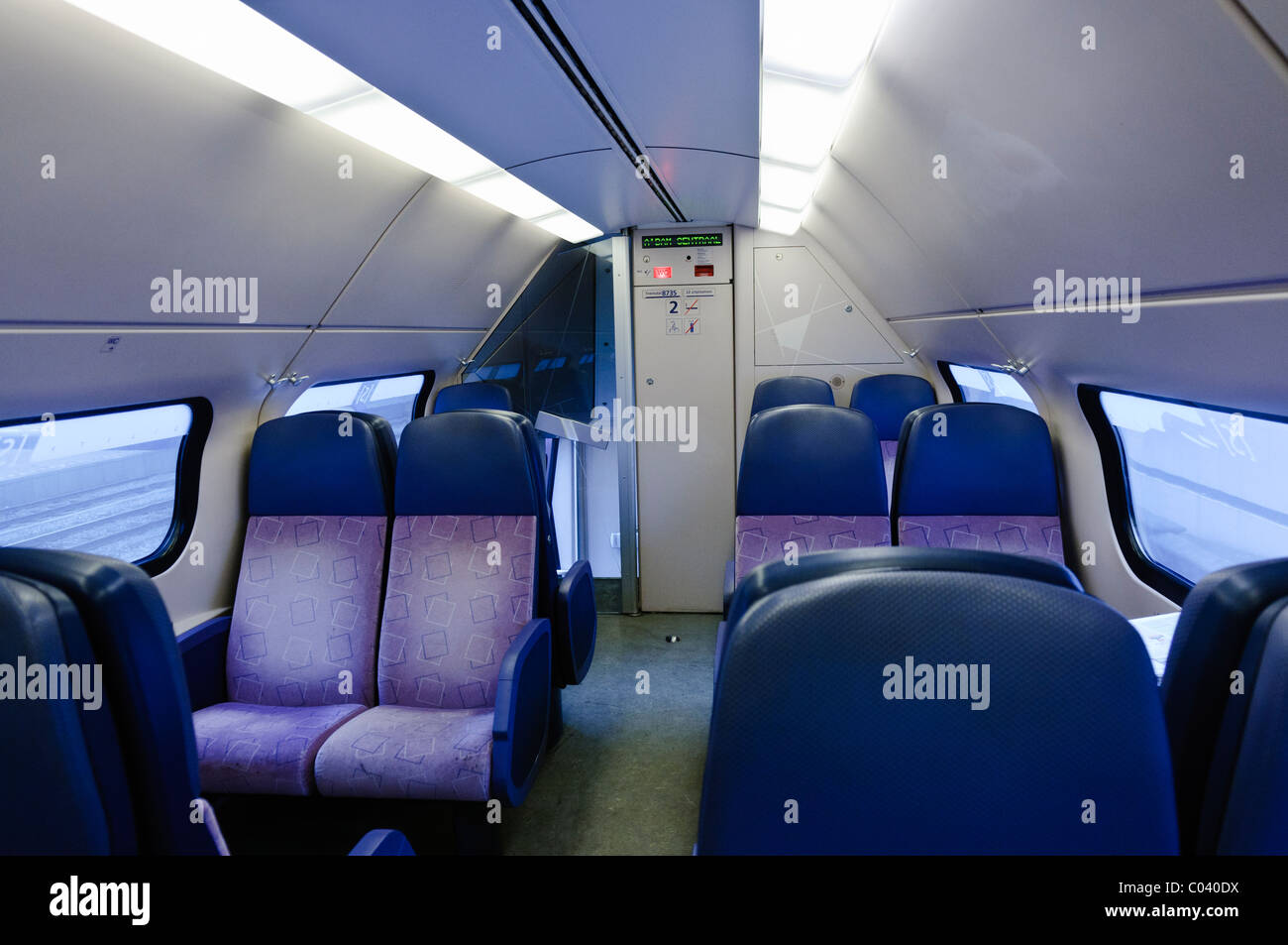 Empty seat in train hi-res stock photography and images - Alamy