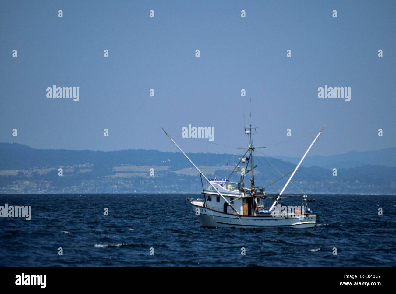 Fishing Boat, Monterey, California Stock Photo - Alamy