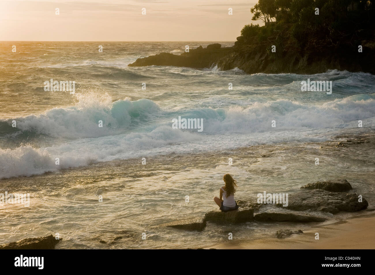 Sandy bay on Nusa Lembongan, Bali, Indonesia is one of the most ...