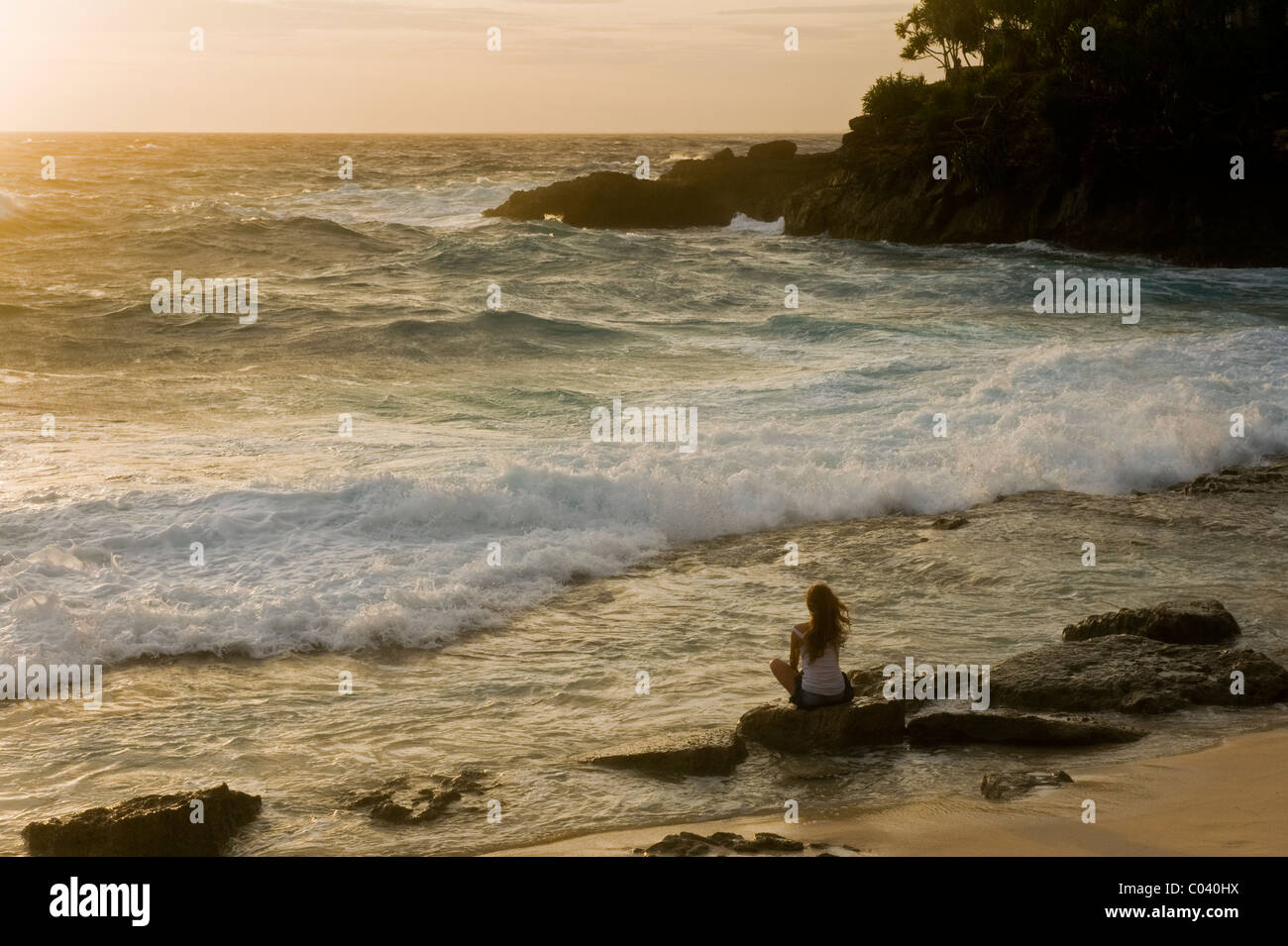 Sandy bay on Nusa Lembongan, Bali, Indonesia is one of the most ...