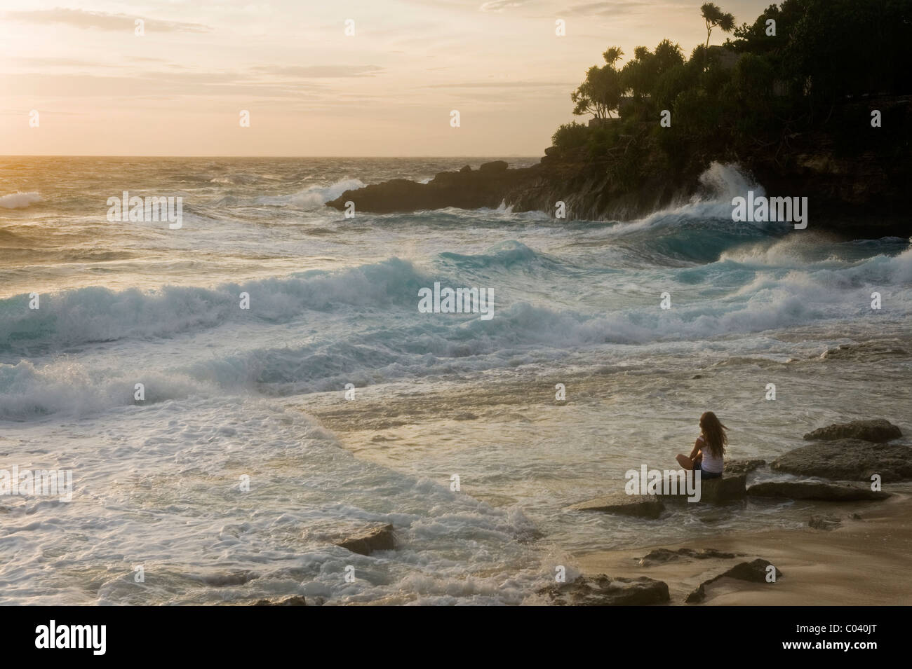 Sandy bay on Nusa Lembongan, Bali, Indonesia is one of the most ...