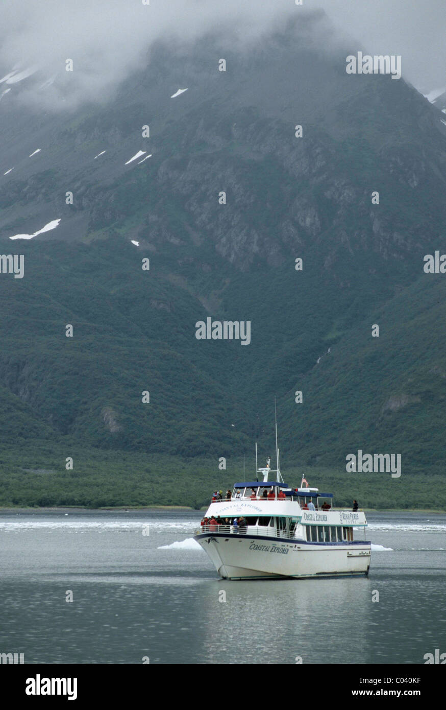 Glacier Tour Boat, Kenai Fjords National Park, Seward, Alaska Stock ...