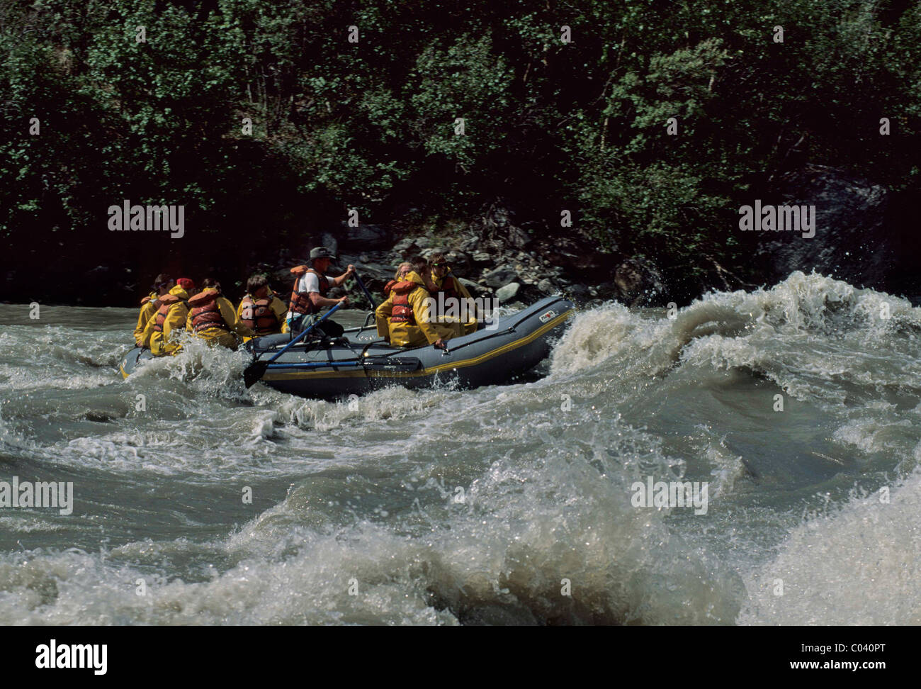 Rafting, Nenana River, Denali National Park, Alaska Stock Photo - Alamy