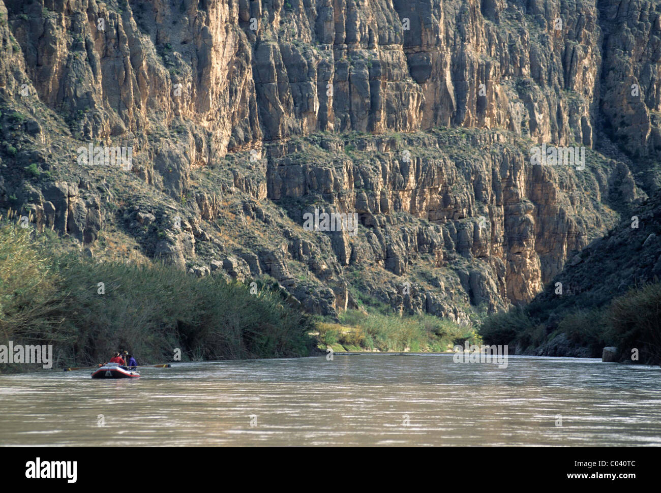 Rafting, Boquillas Canyon, Rio Grande River, Big Bend National Park ...