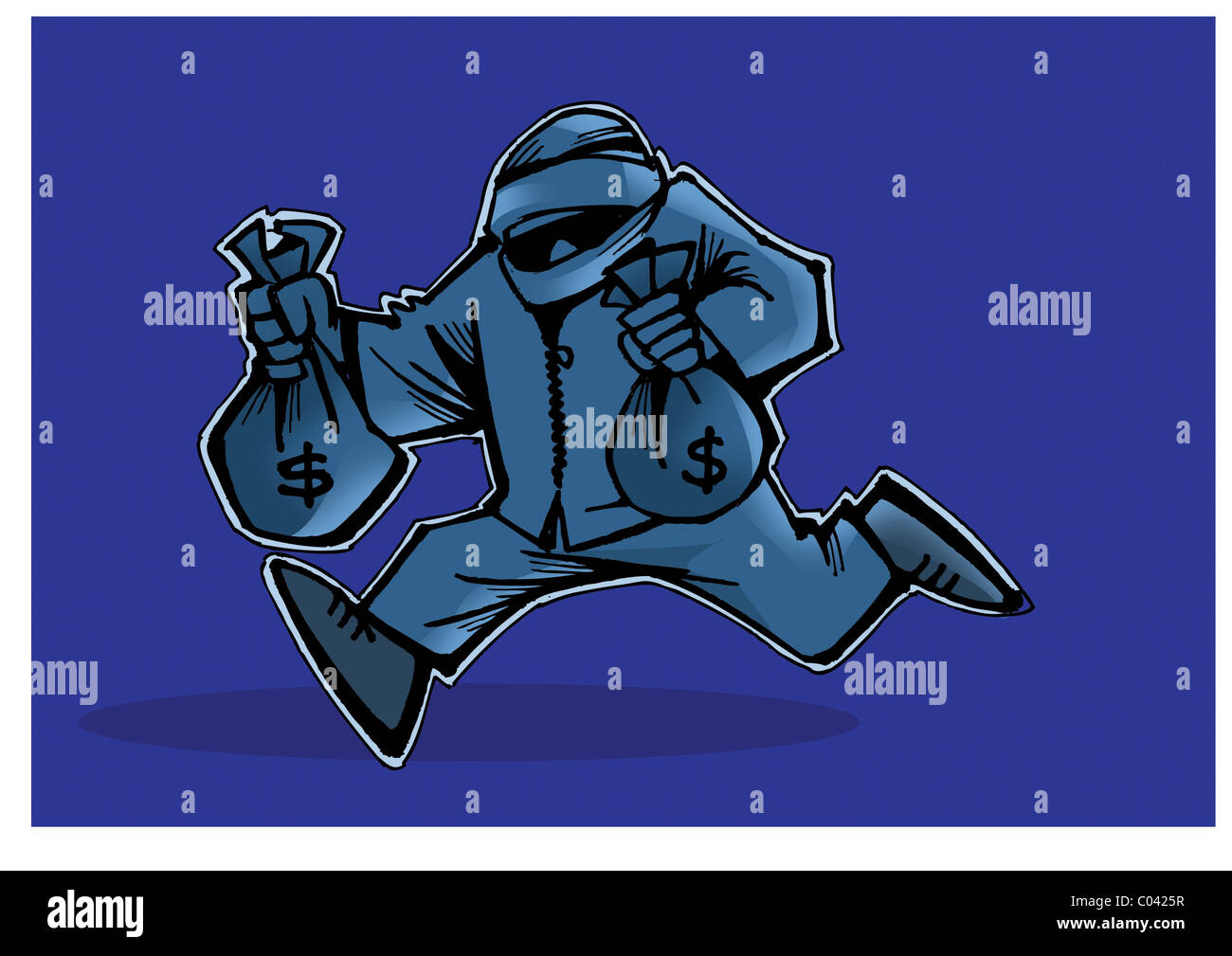 a robber running Stock Photo - Alamy