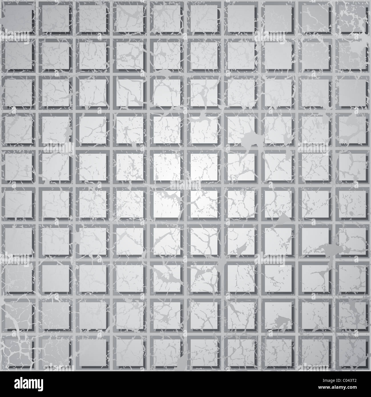 abstract grunge background cracked squares on grey Stock Photo - Alamy