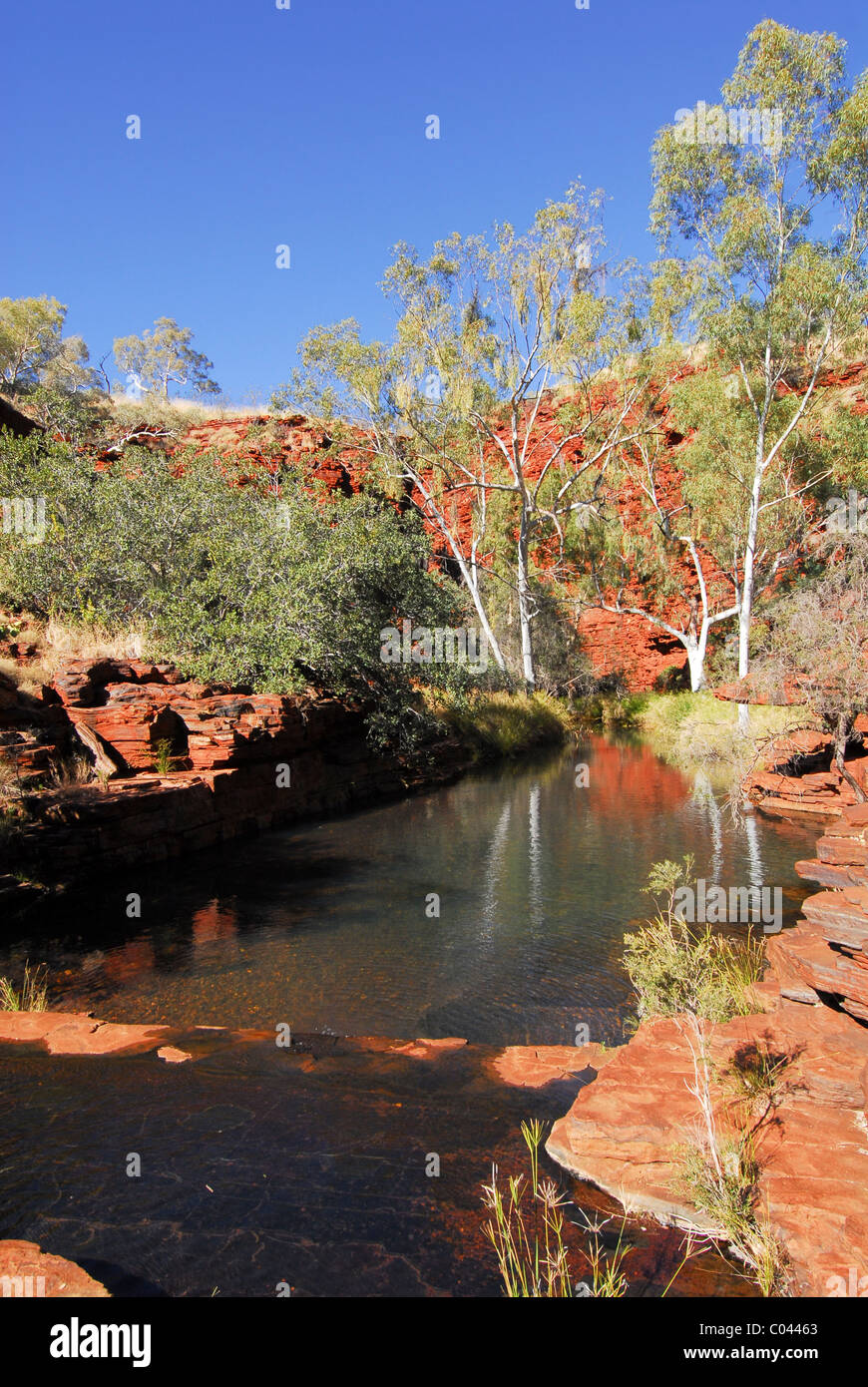 Weano Gorge in Karijini National Park, Western Australia Stock Photo ...