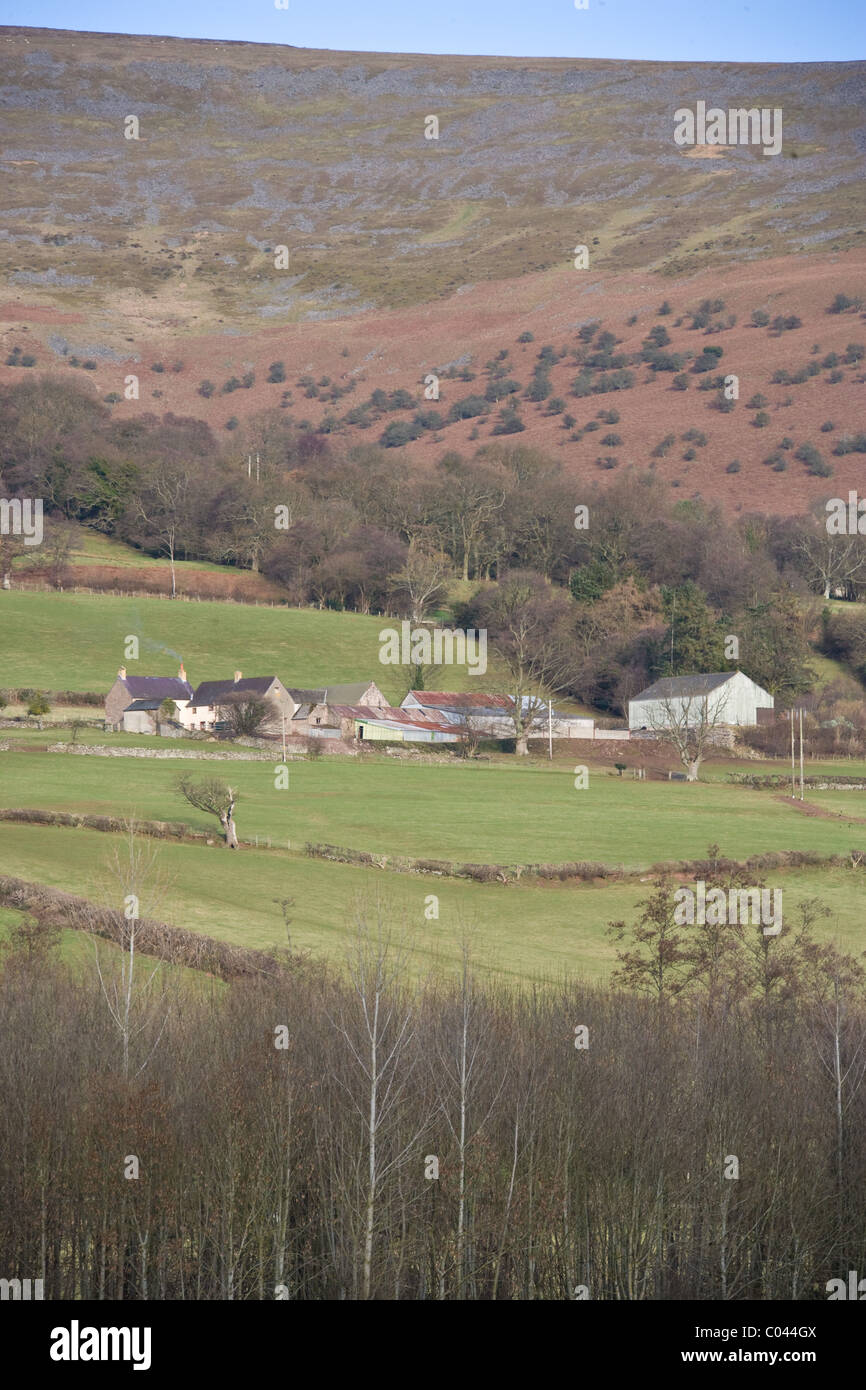 Welsh Hill Farm Stock Photo - Alamy