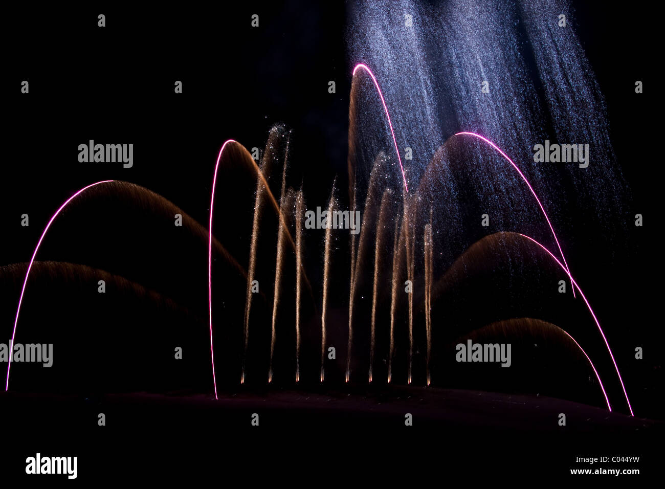 Fireworks of the competition "Fiocchi di Luce Stock Photo - Alamy