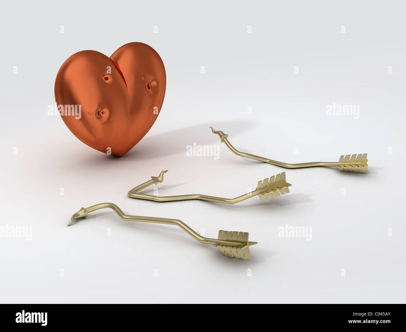 Love arrows hi-res stock photography and images - Alamy